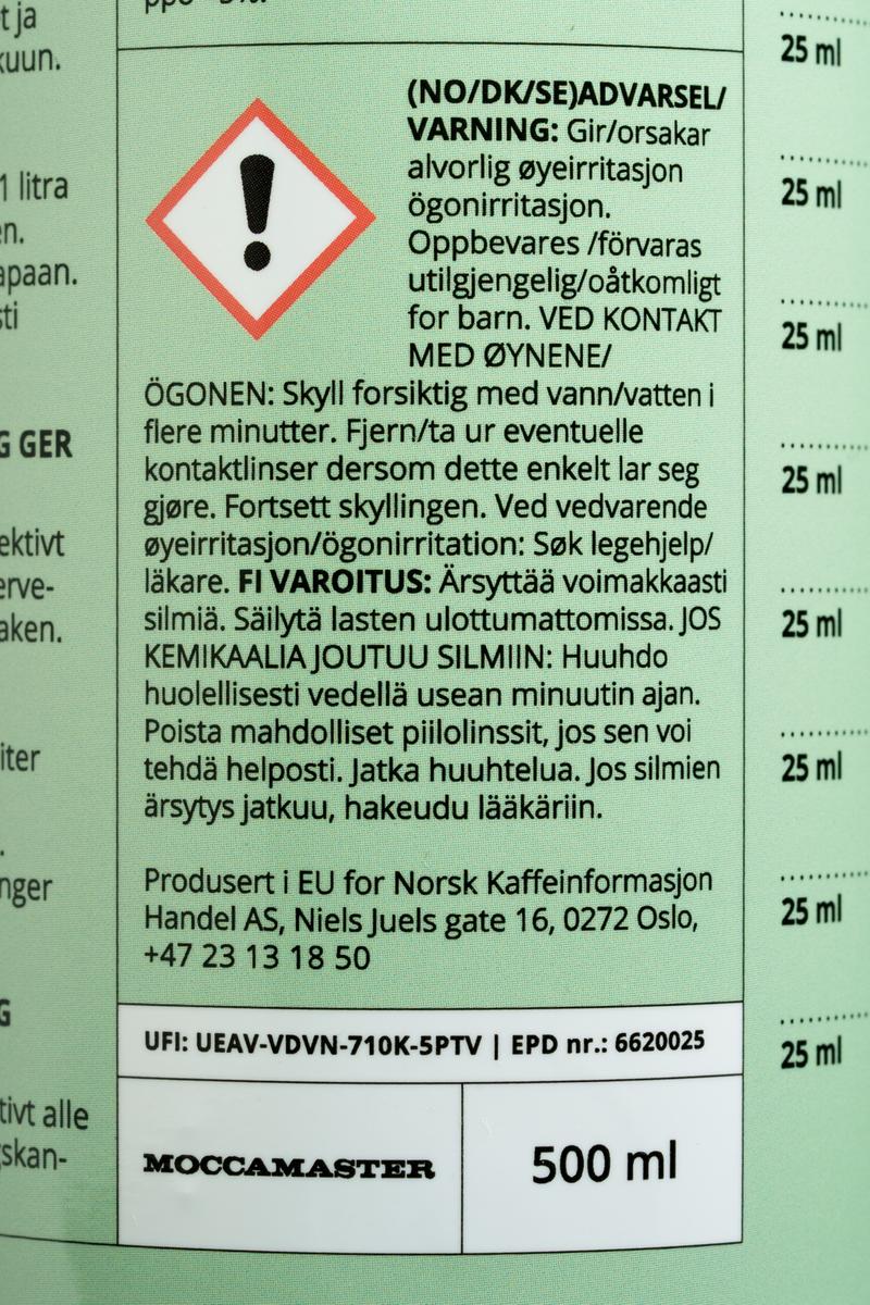 Moccamaster Cleaning Aid – Moccamaster Norge